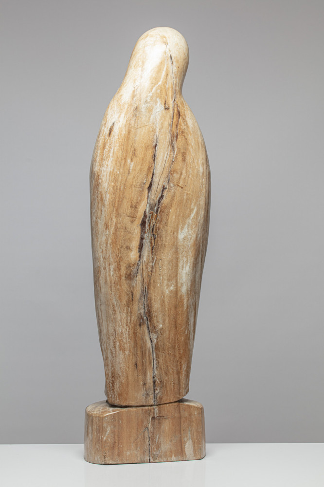 Statue Maria mit Kind | Holzskulptur